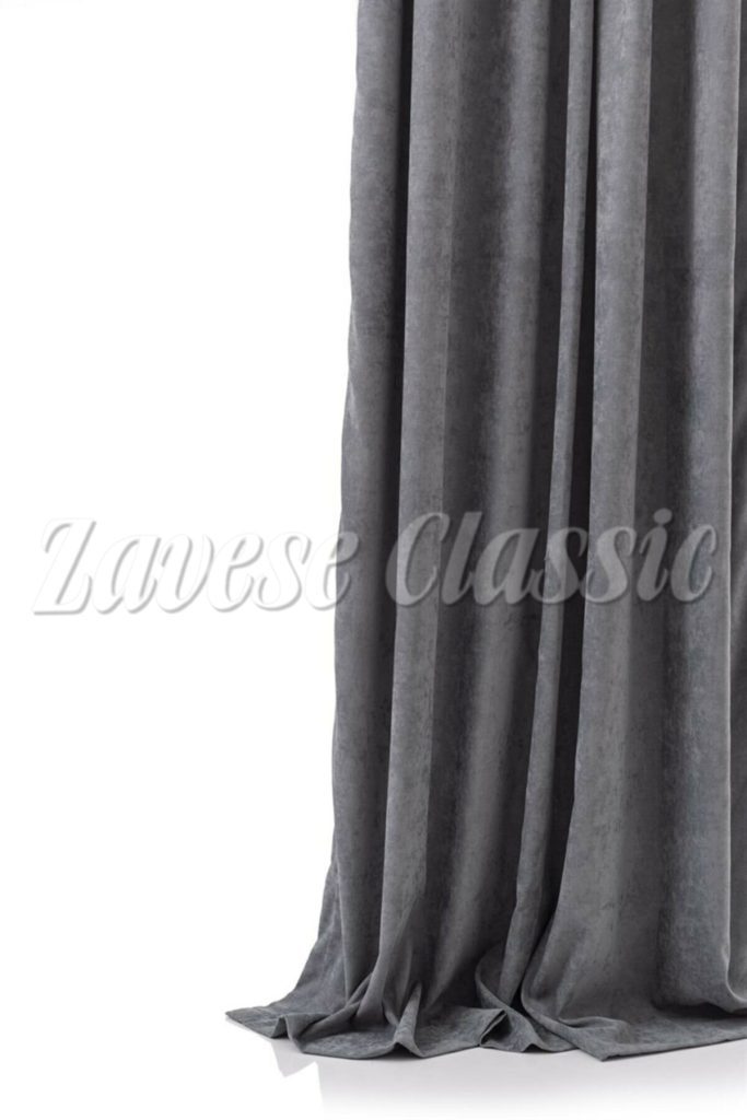 Draperije soft kolekcija 2 kom širine 130 cm - sivi - Zavese Classic